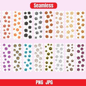 Dog Paw Pen Wraps, Seamless Pen Wraps, Epoxy Pen Wrap, Pen Wraps ...