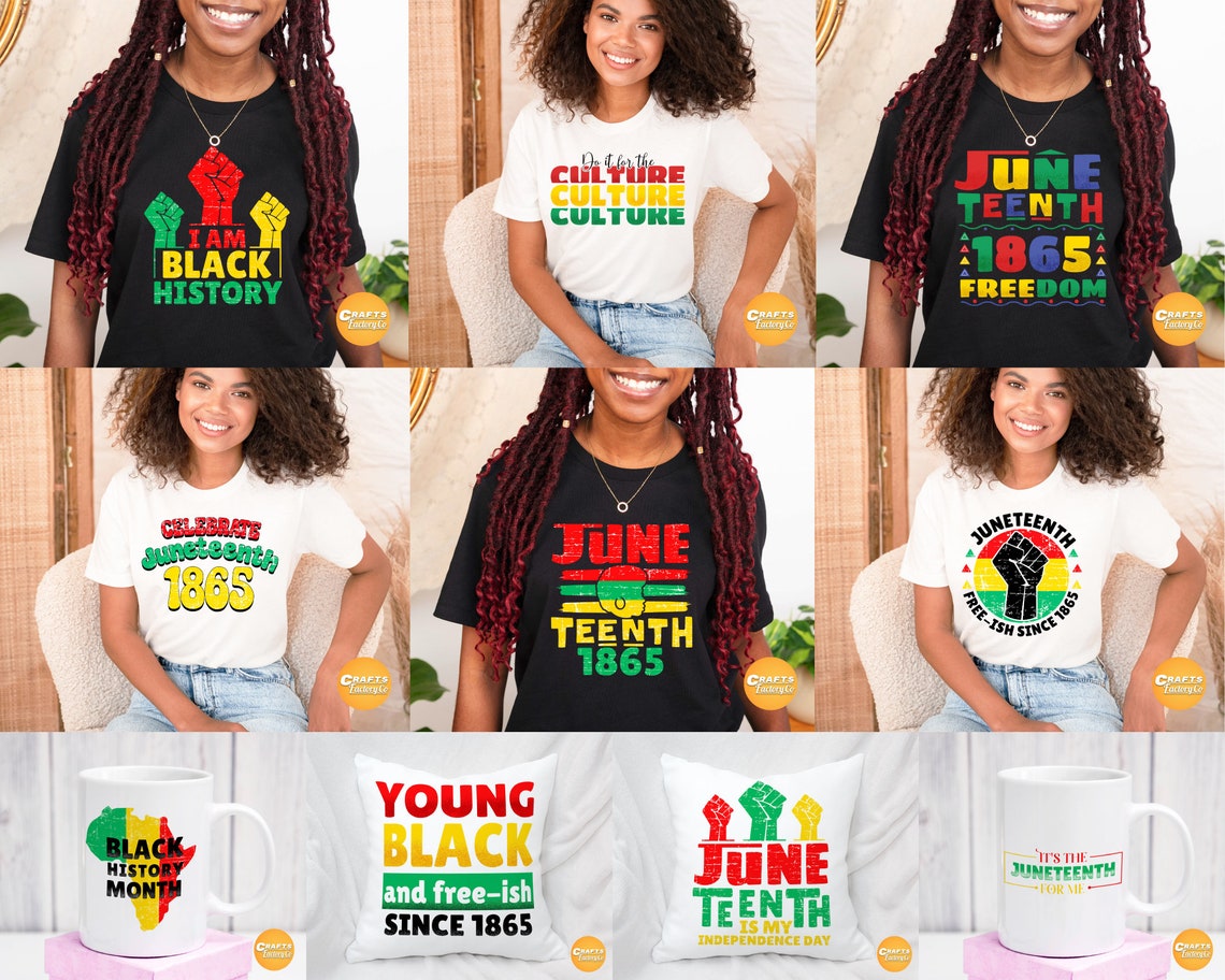 Juneteenth PNG Sublimation Bundle Black Power Black History | Etsy