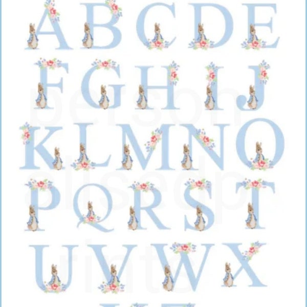 Peter Rabbit Clipart - Etsy