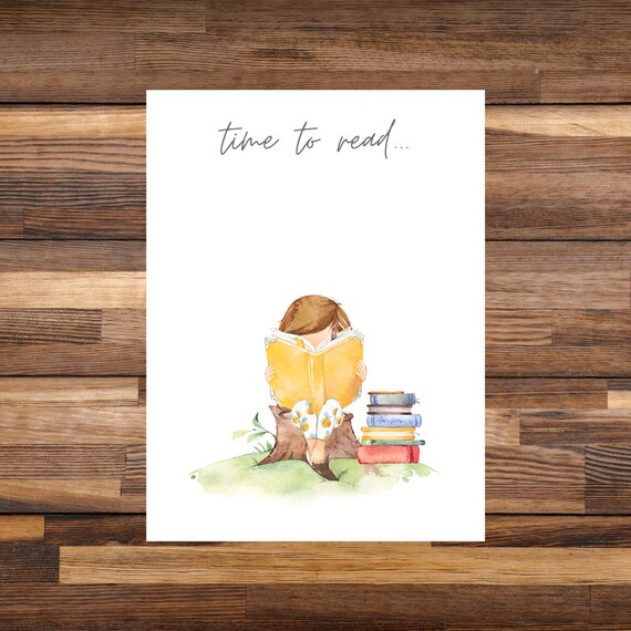 It's Time to Read / Reading Poster / Classroom Poster / | Etsy