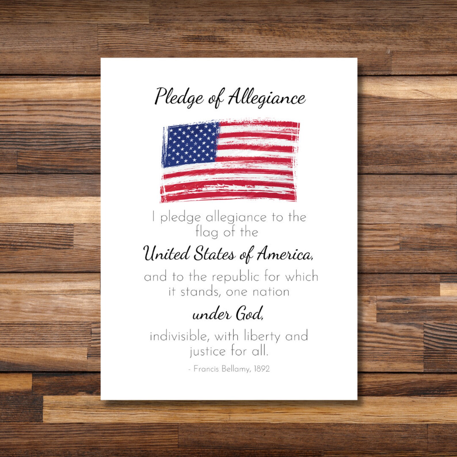 Pledge of Allegiance / Morning Menu / Morning Binder - Etsy