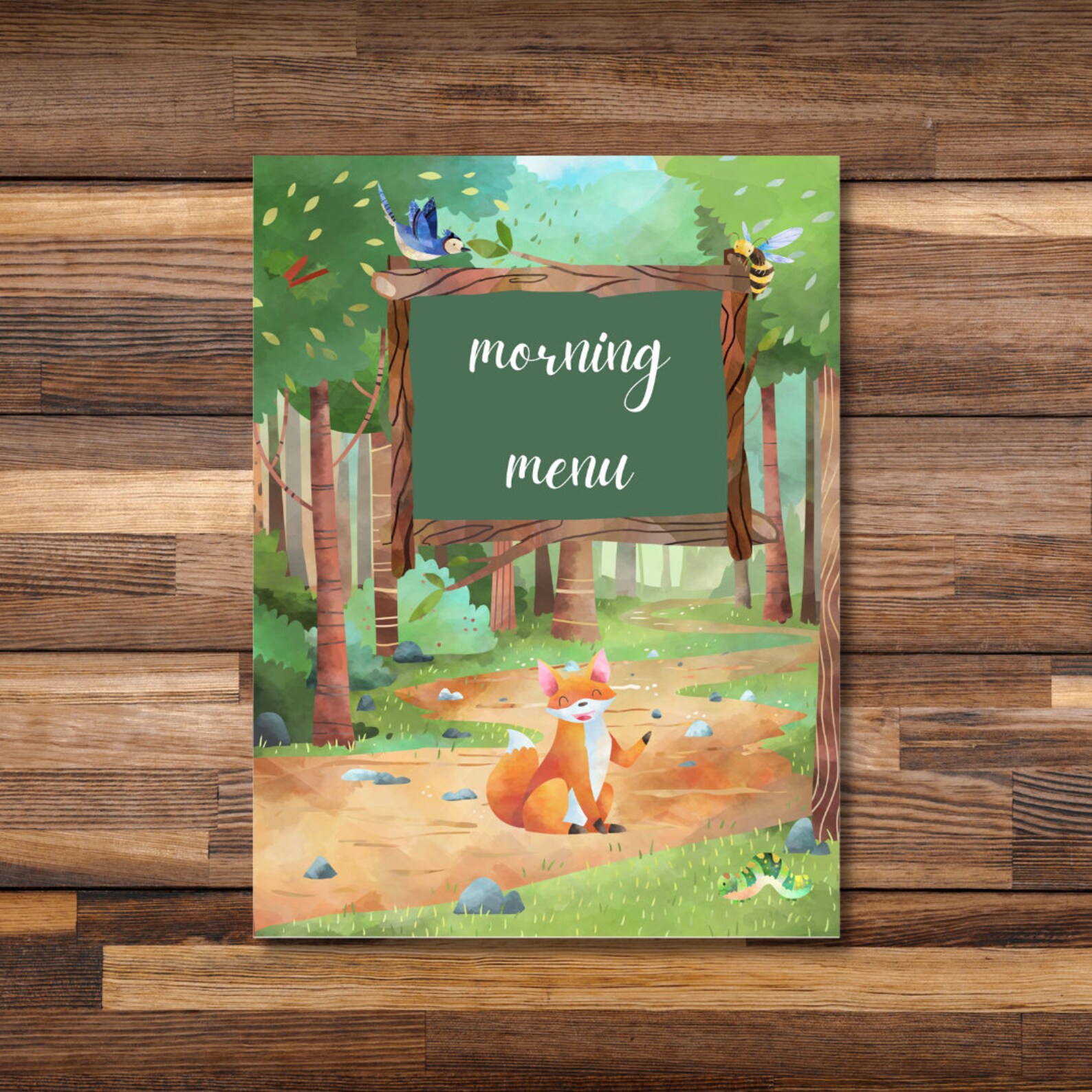 Morning Menu Cover / Morning Binder Cover - Etsy.de
