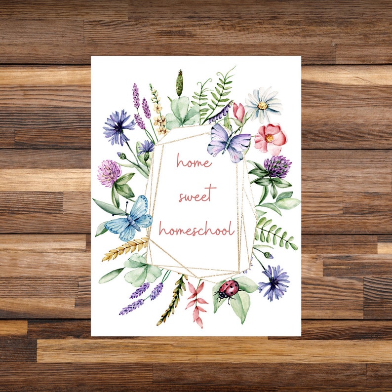 Home Sweet Homeschool / Poster / Classroom Decor - Etsy