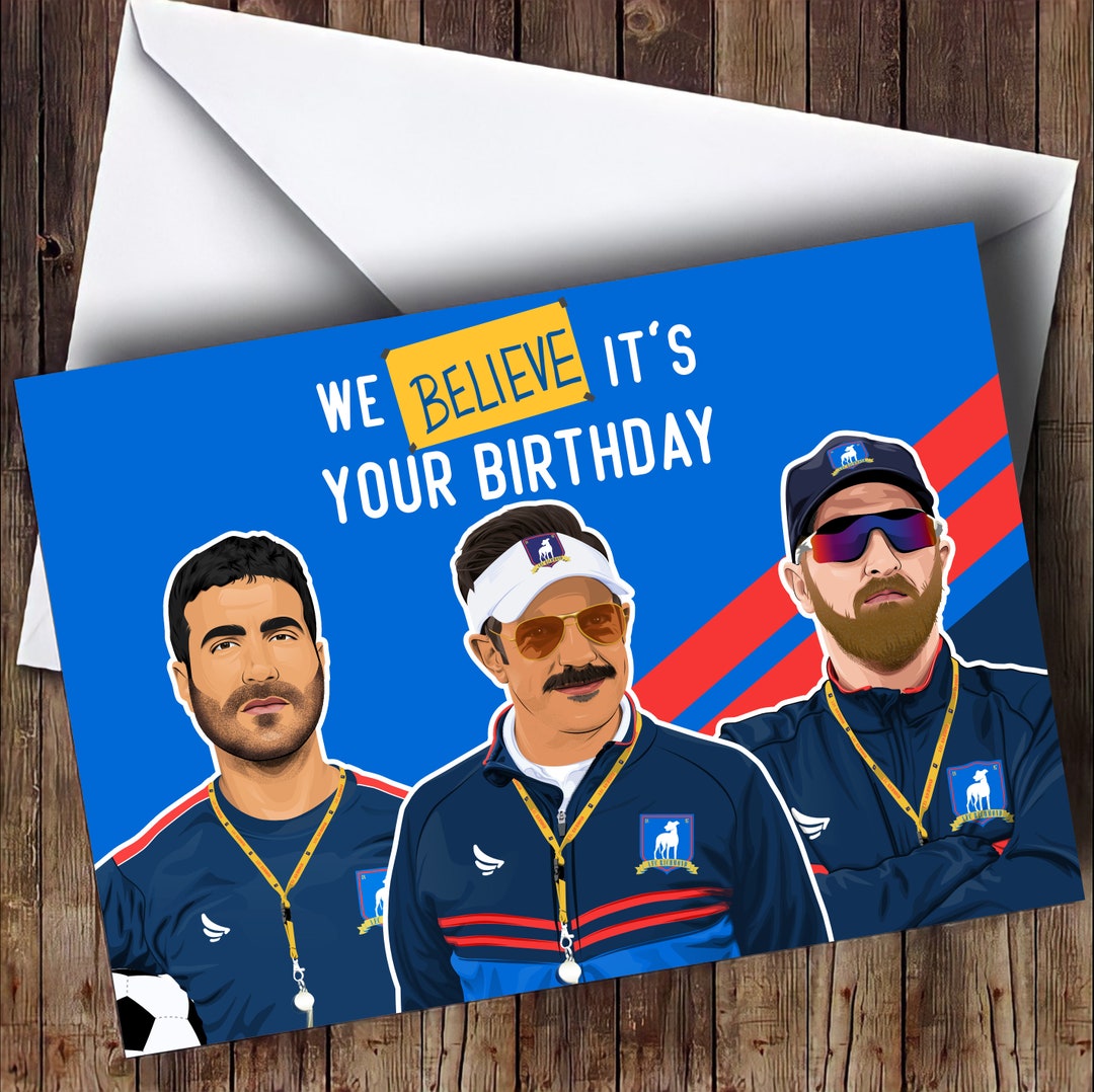 Ted Lasso Birthday Card - Etsy