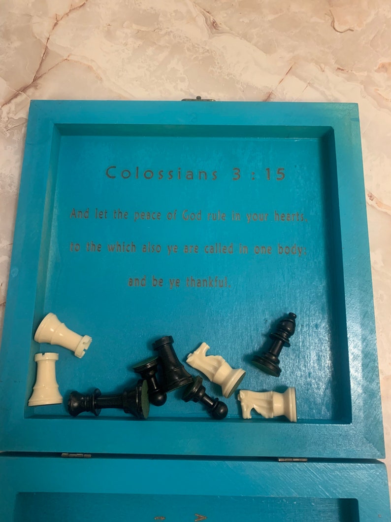 Biblical Chess Board - Etsy