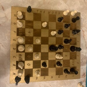 Biblical Chess Board - Etsy