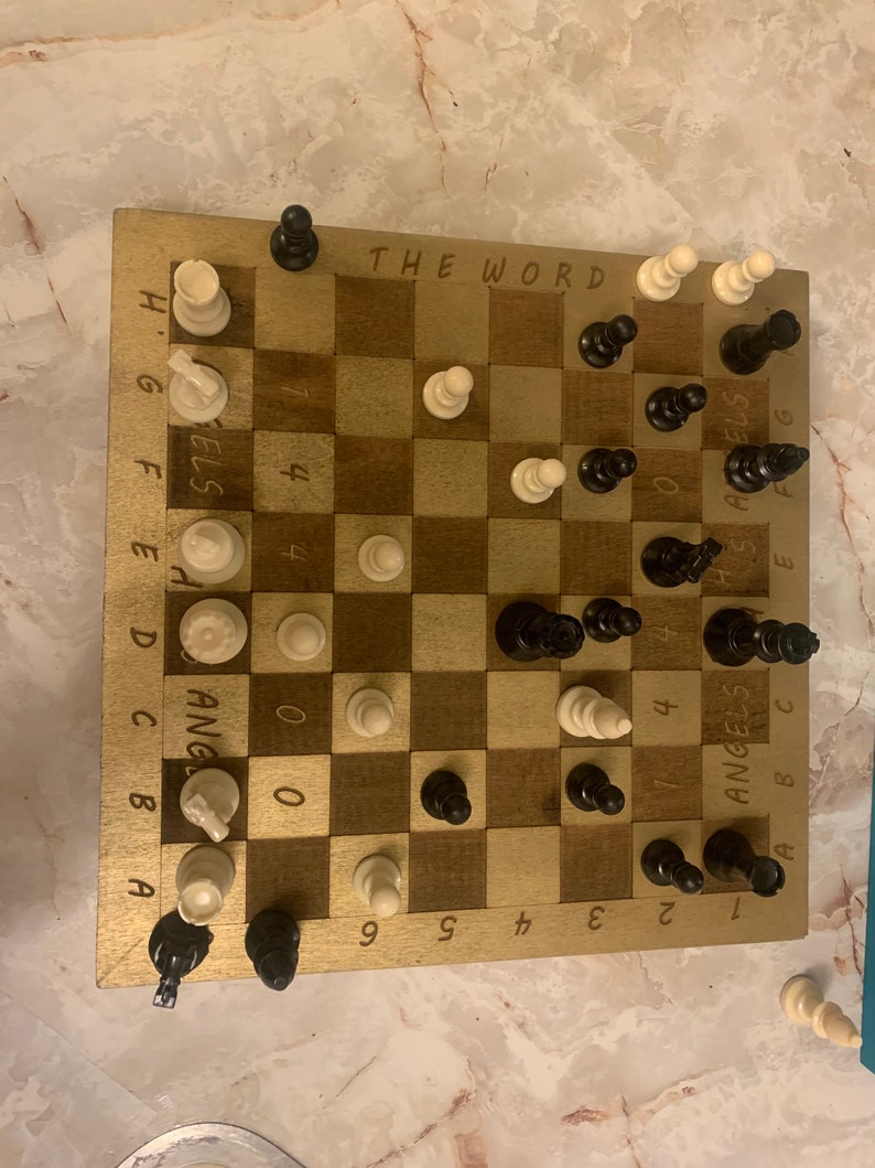 Biblical Chess Board - Etsy