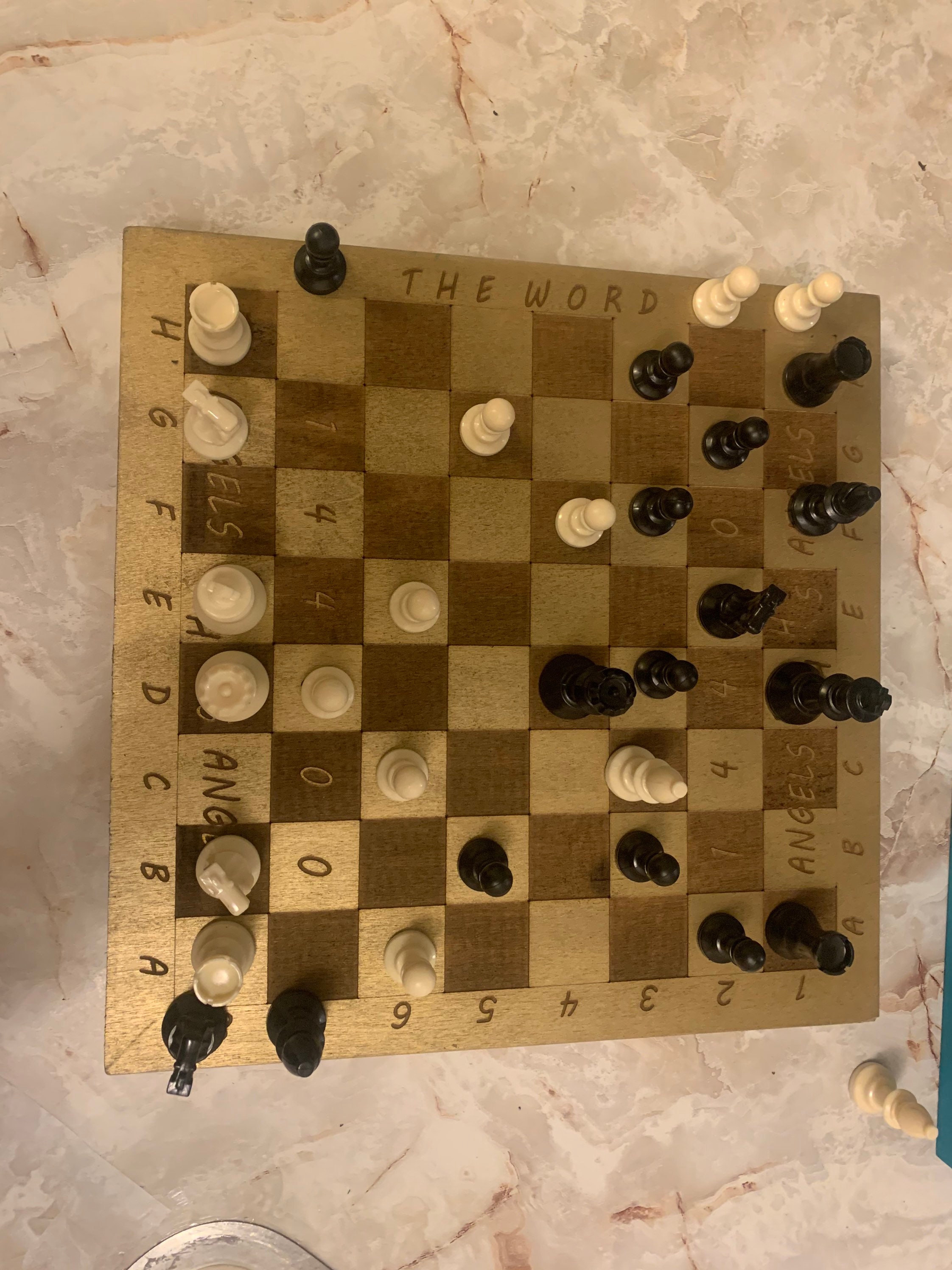 Biblical Chess Board - Etsy