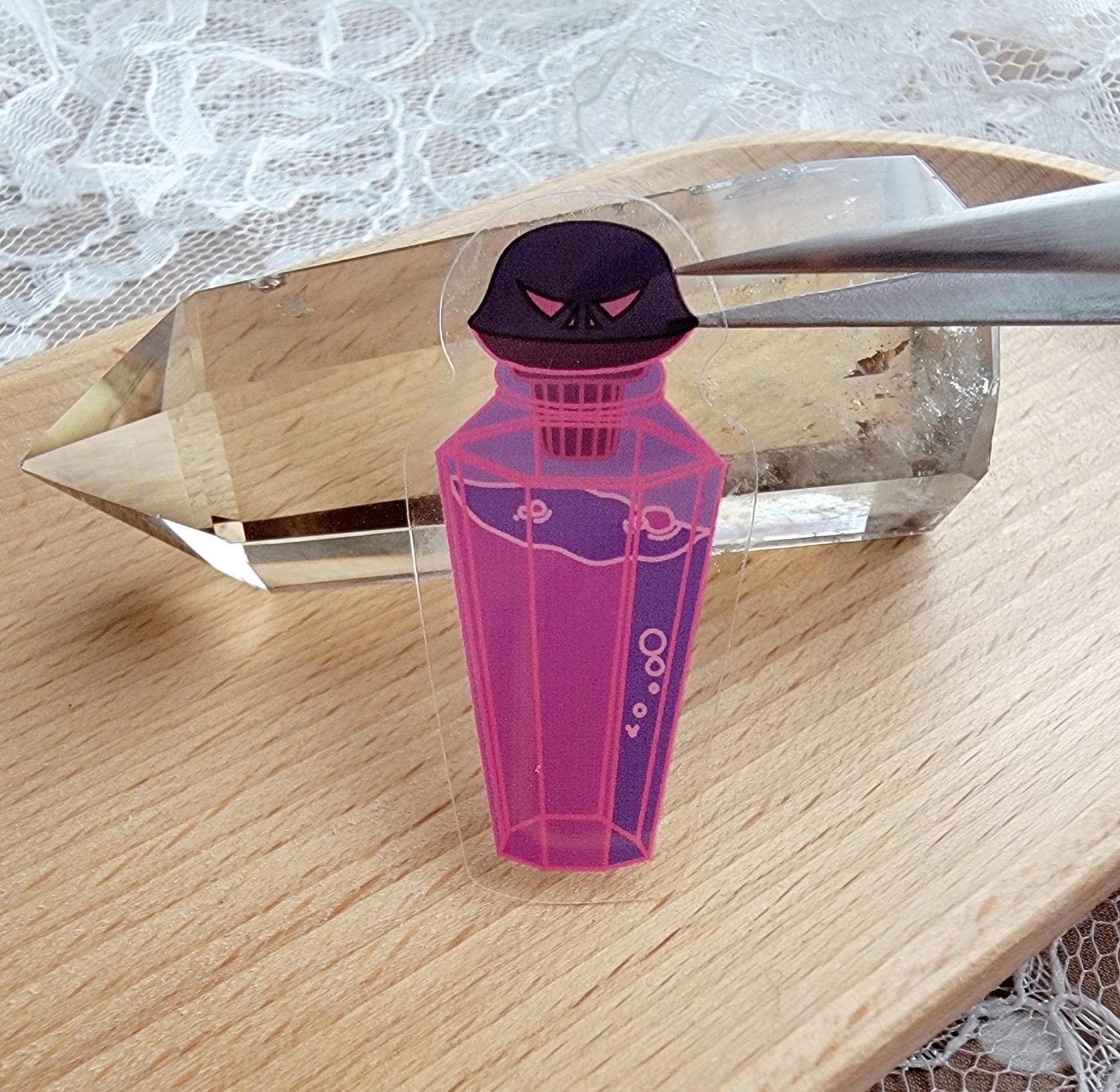 Hercules Mortal Potion Bottle Clear Vinyl Sticker | Waterproof Mortal ...