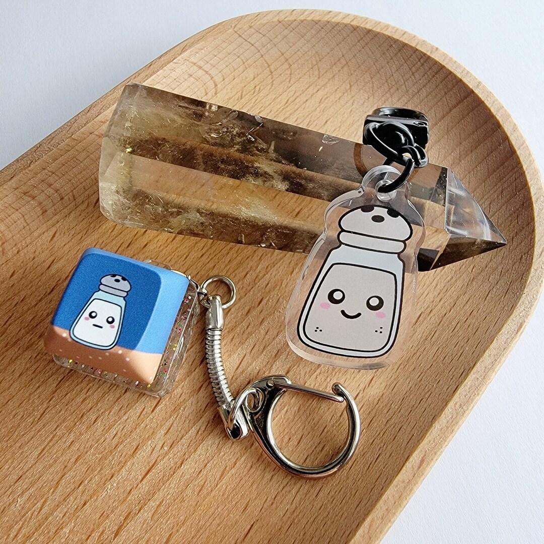 Salt Shaker Clicky Keychain for People Who Feel Salty Switch Tester ...