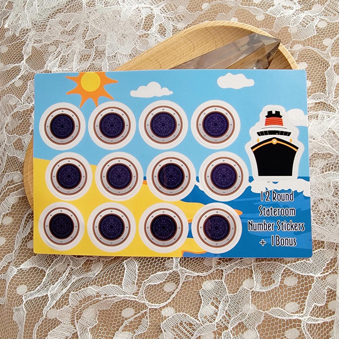 Disney Ship Laptop Stickers for Cruise Fans DCL Fish Extender | Clear ...
