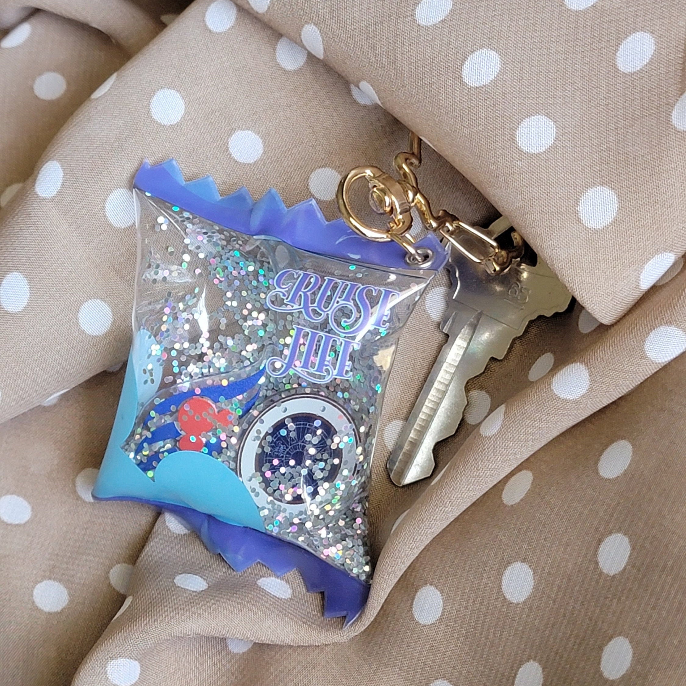 Disney Cruise Inspired Shaker Keychain | Shaker Candy Bag Keychain for ...