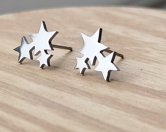 Star Shaped Studs - Etsy