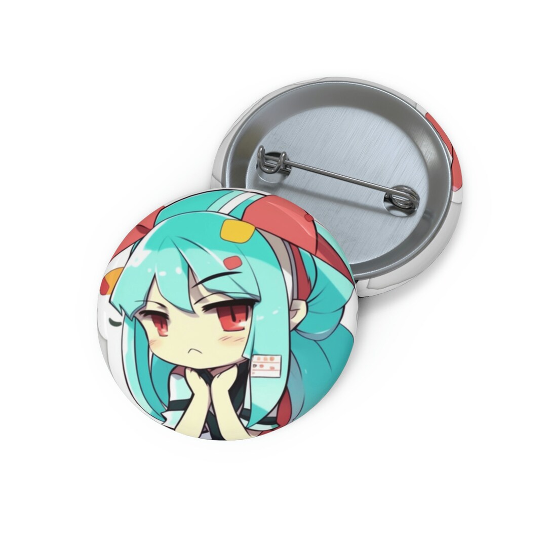Grumpy Miku Pin Buttons - 3 Sizes - Collect Them All! - Etsy