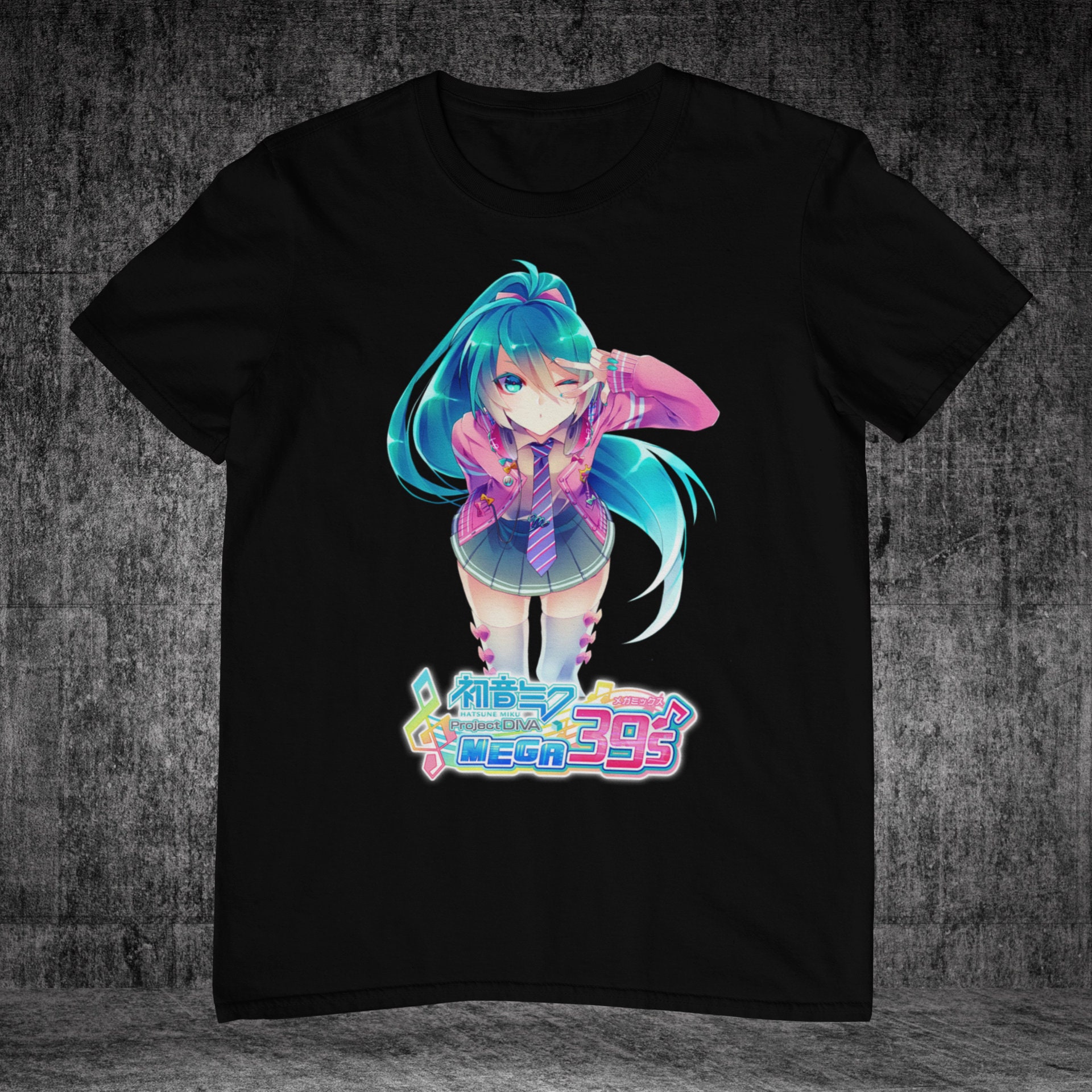 Hatsune Miku 21 MEGA 39's Original Graphic Art T-shirt Alternative ...