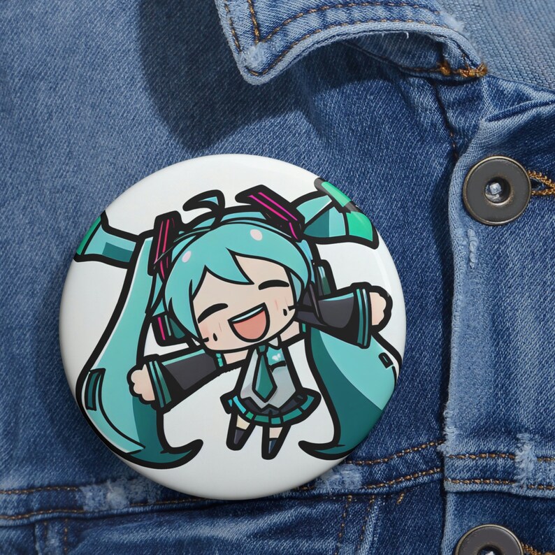 Hatsune Miku Pin Buttons 3 Sizes Collect Them All - Etsy UK