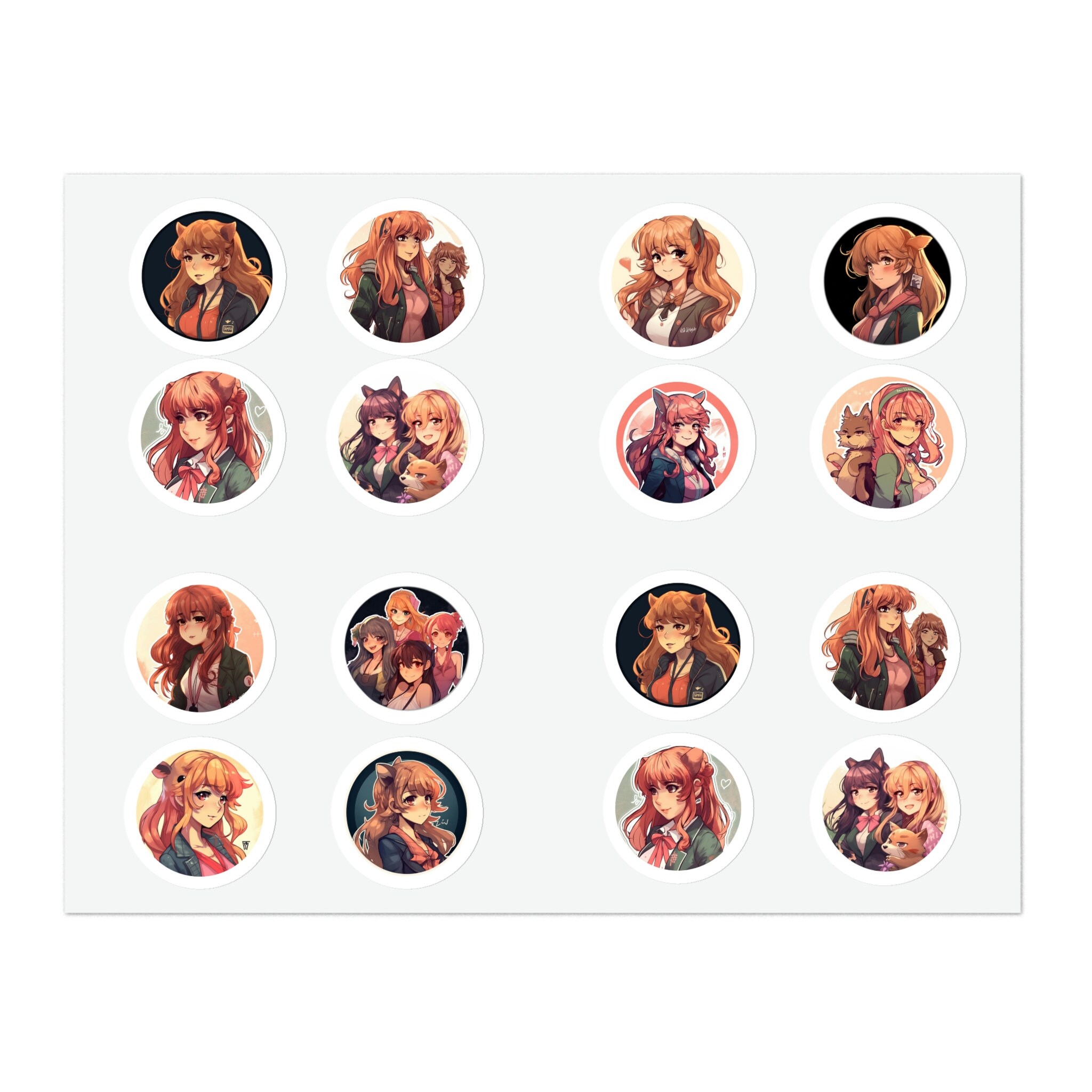 DDLC Doki Doki Literature Club Sticker Sheets - Etsy