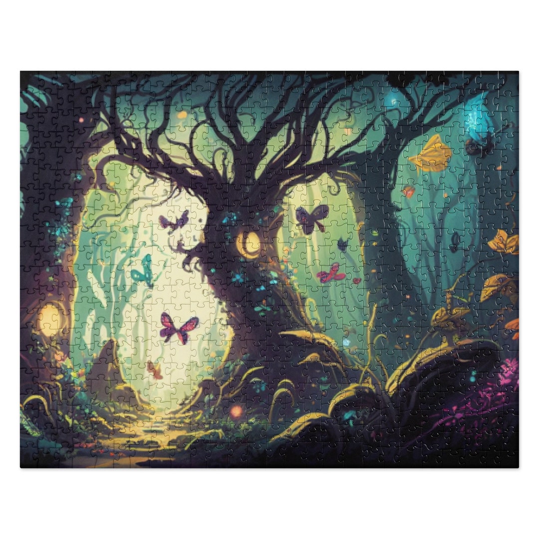 The Magical Fairy Forest Jigsaw Puzzle - Etsy