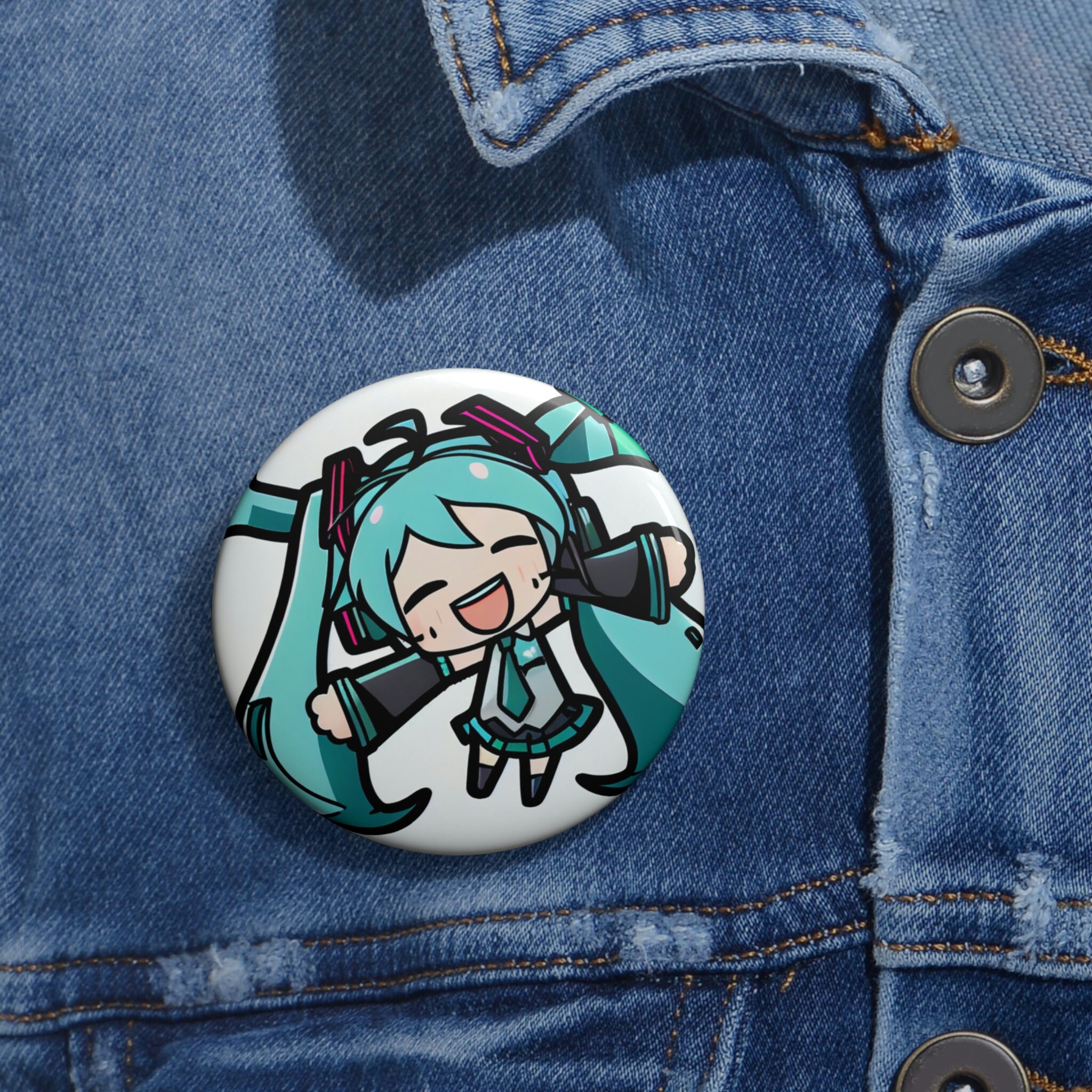 Hatsune Miku Pin Buttons 3 Sizes Collect Them All - Etsy UK
