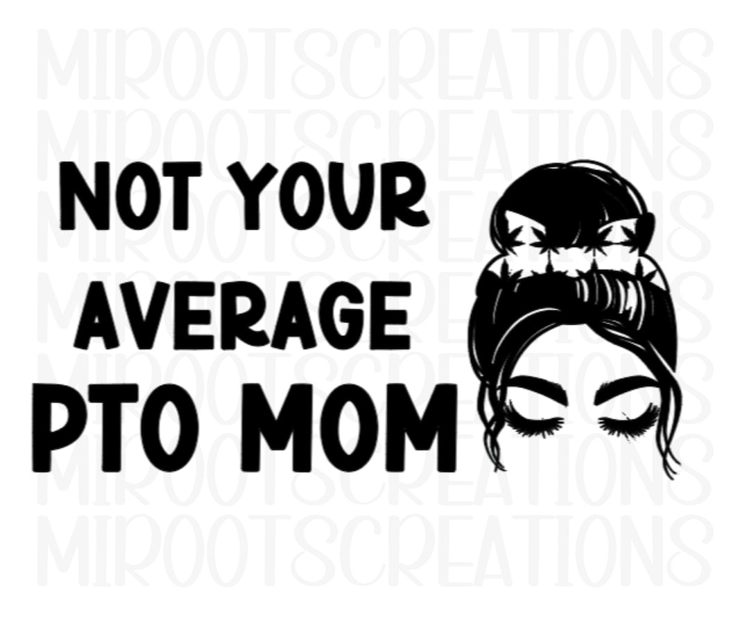 PTO Mom Decal, in My PTO Mom Era Decal, PTO Mom Bumper Sticker, Weed ...