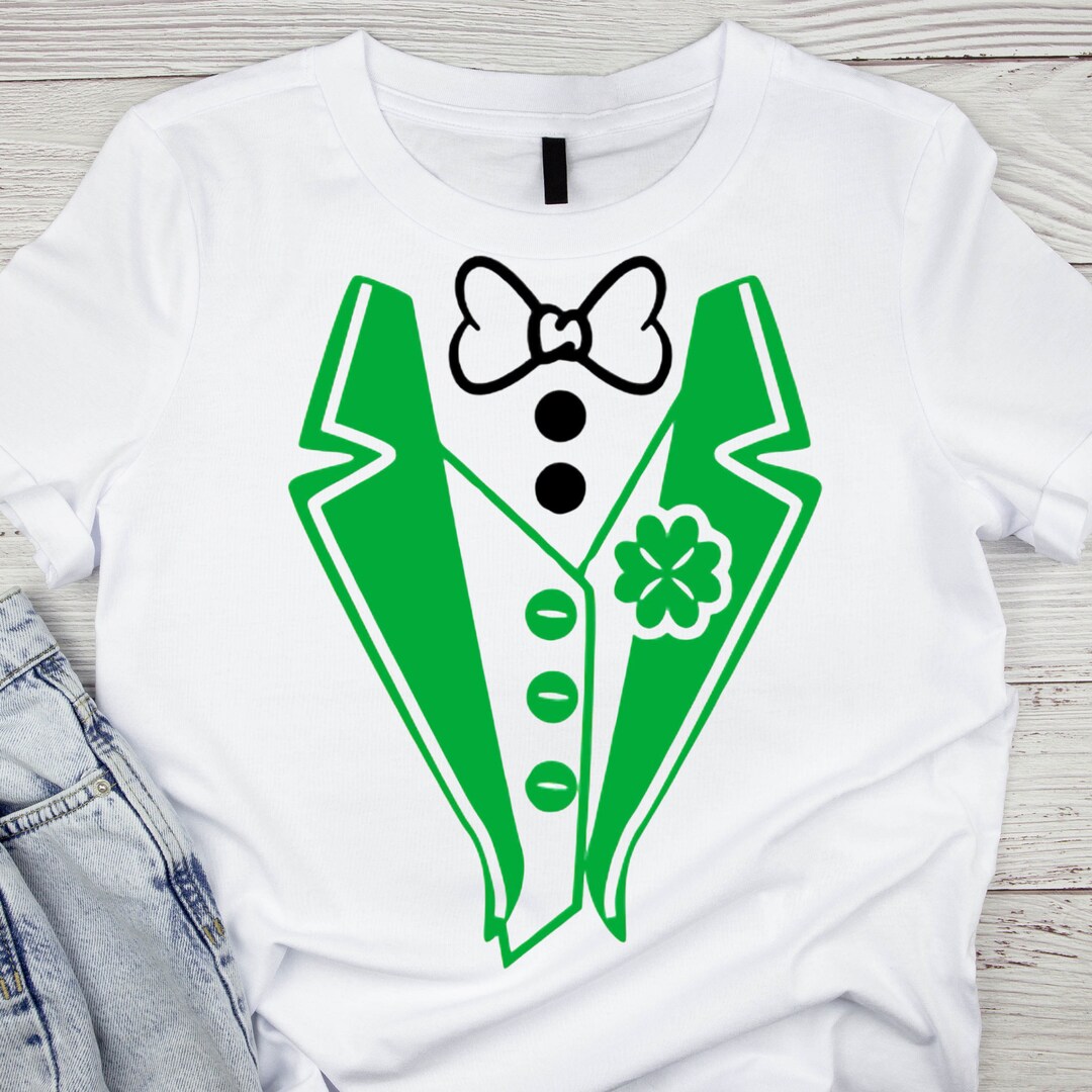 Leprechaun Tuxedo Shirt, Leprechaun Suit Shirt, Leprechaun Squad Shirt ...