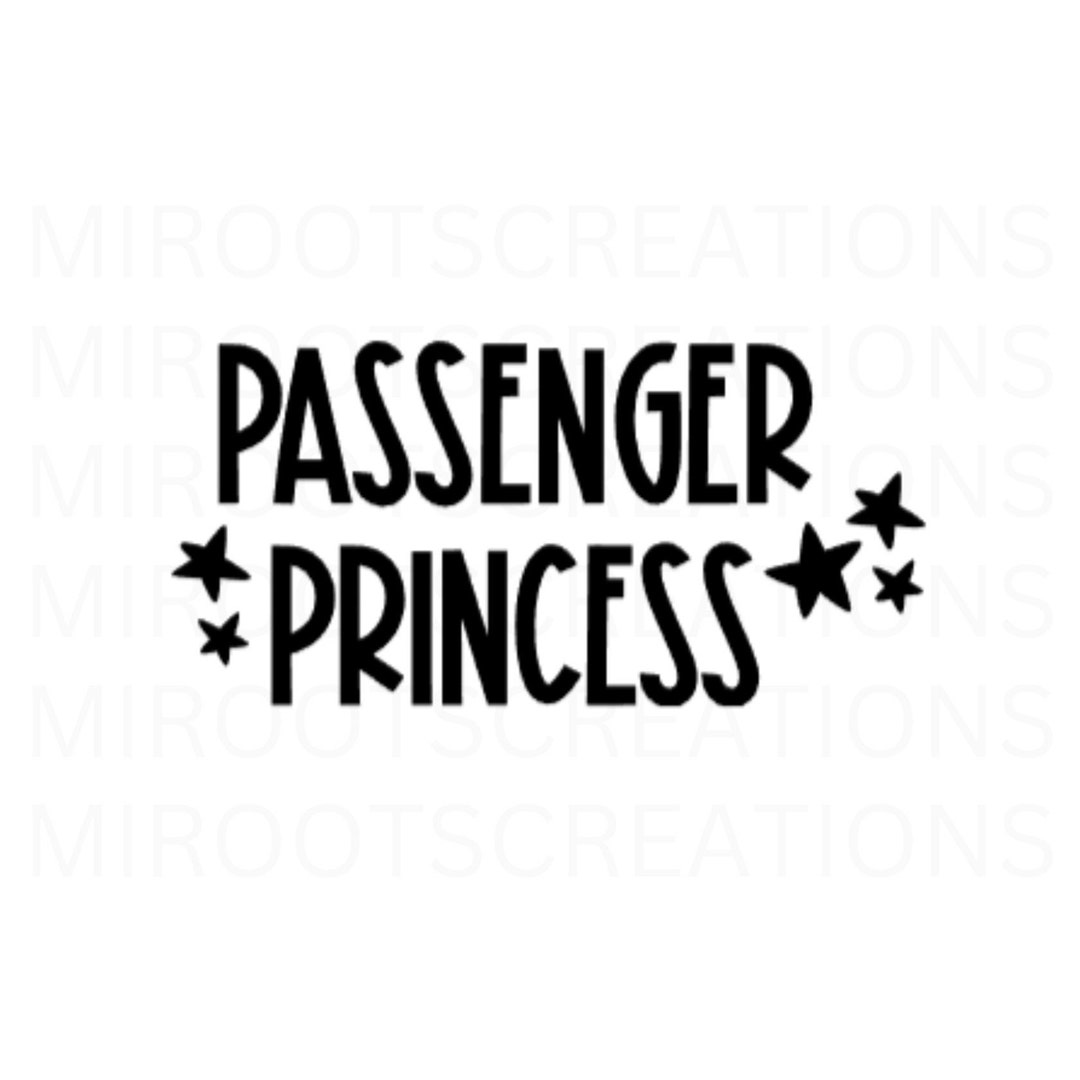 Passenger Princess Decal, Wifey Decal, Princess Decal, Decal for ...