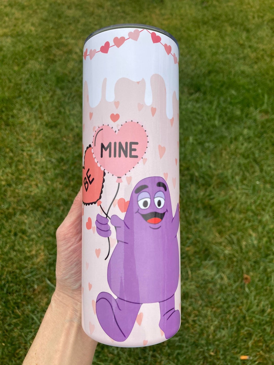 Valentine Grimace Tumbler, Grimace Tumbler, Grimace Shake Tumbler - Etsy