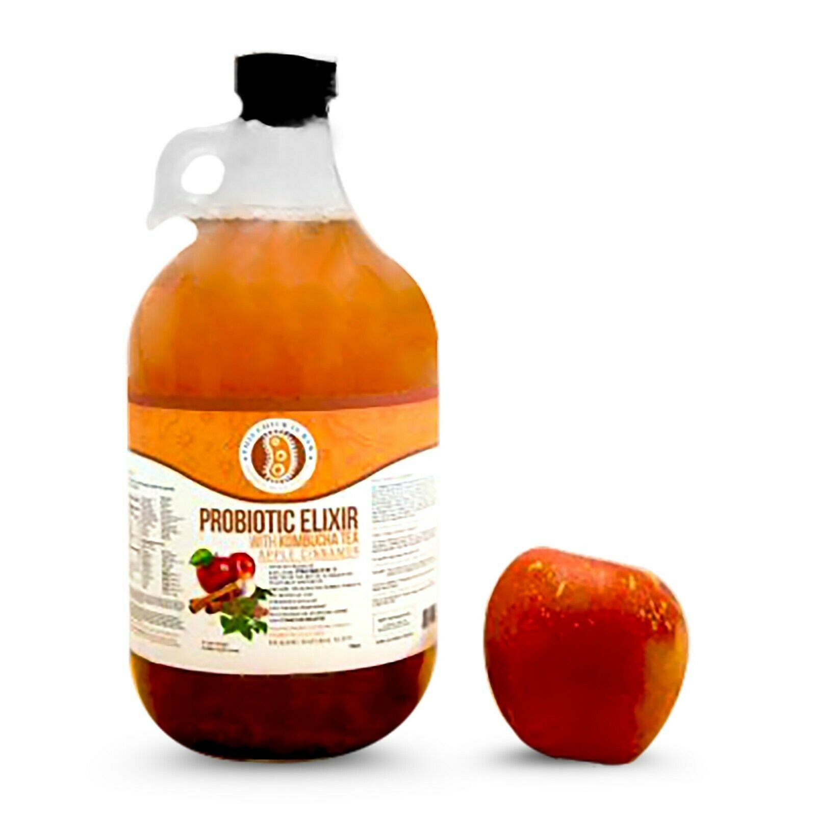 This Chick is Raw Probiotic Elixir Apple Cinnamon W/ Kombucha Tea - Etsy UK