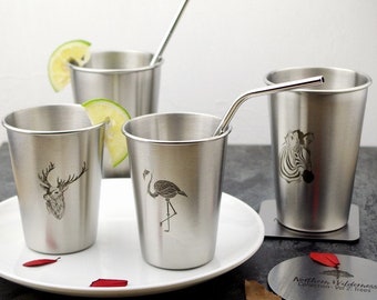 Custom Metal Cups - Etsy