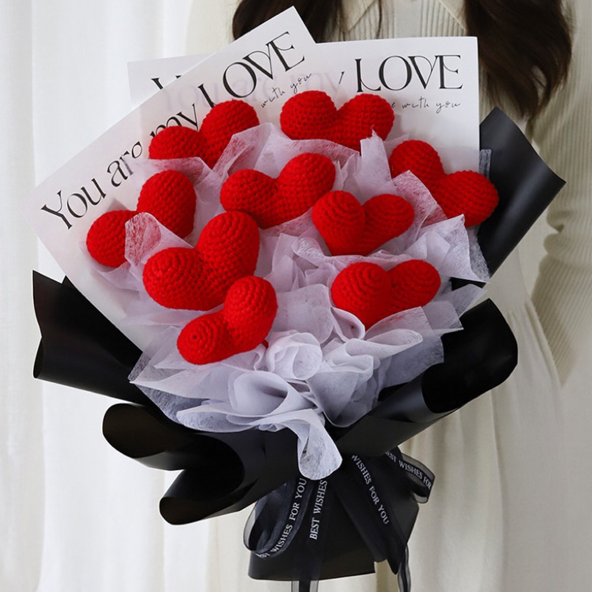 A Bouquet Full of Lovecrochet Flowers Bouquet Handmade - Etsy