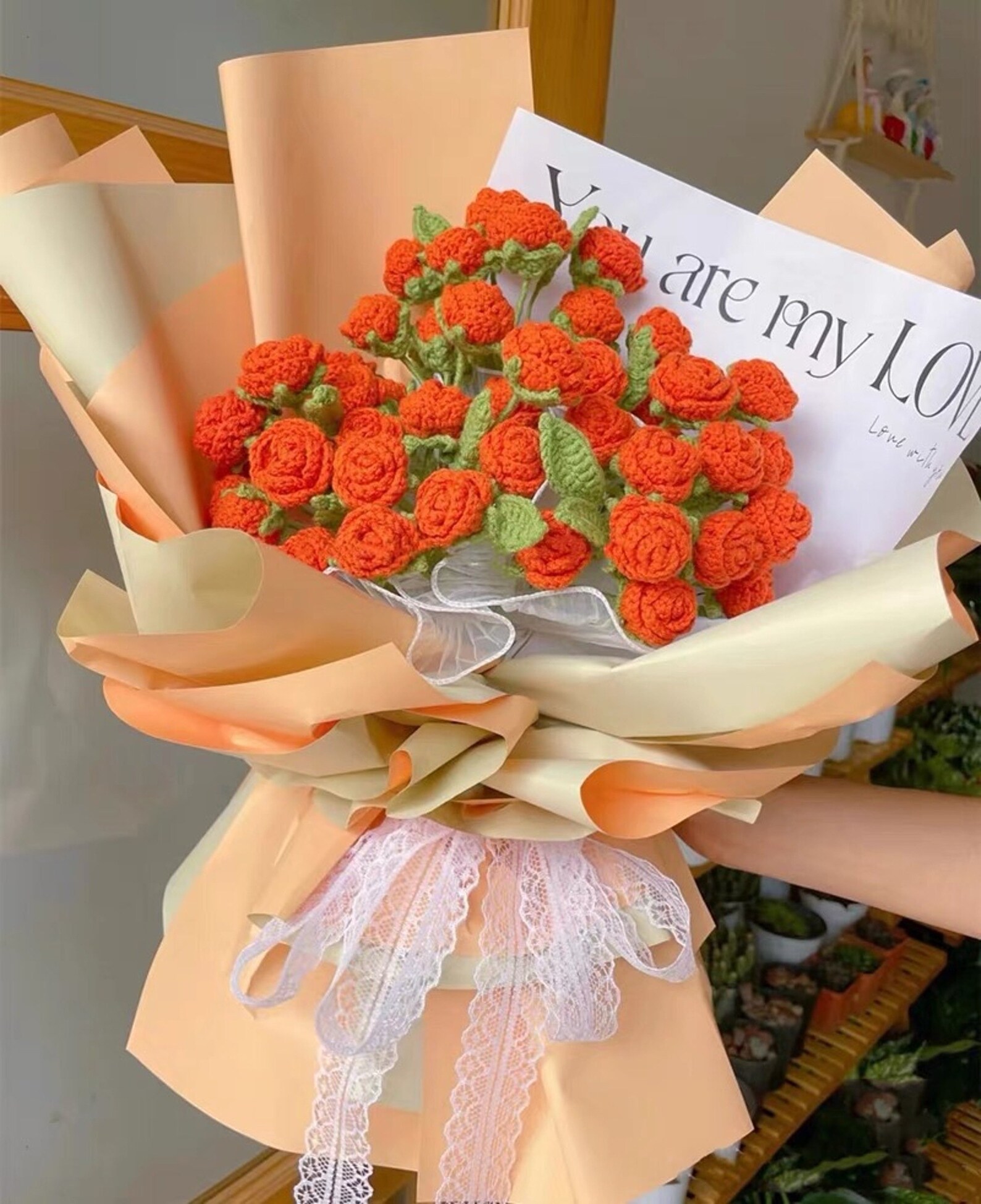 Crochet Rosecrochet Multi-headed Rose Red Rose - Etsy