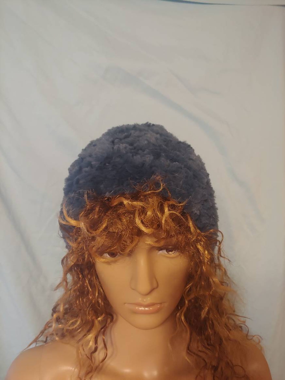Blue Fuzzy - Etsy