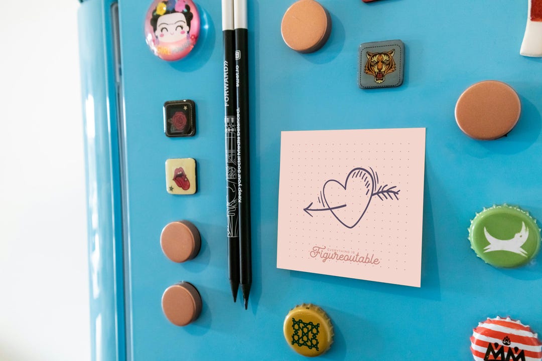 Everything is Figureoutable Sticky Notes – Unique Motivational Desk ...