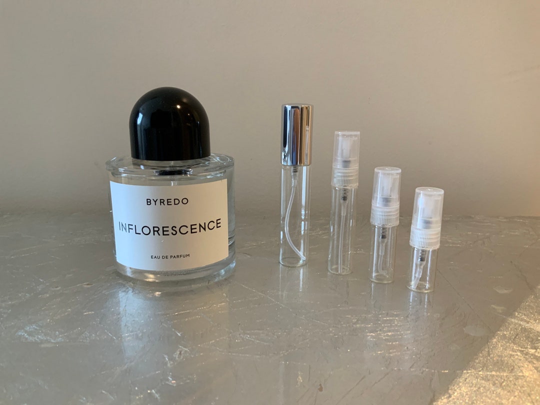 Sample. Authentic BYREDO Inflorescence Eau De Parfum.2ml,3ml,5ml,10ml ...