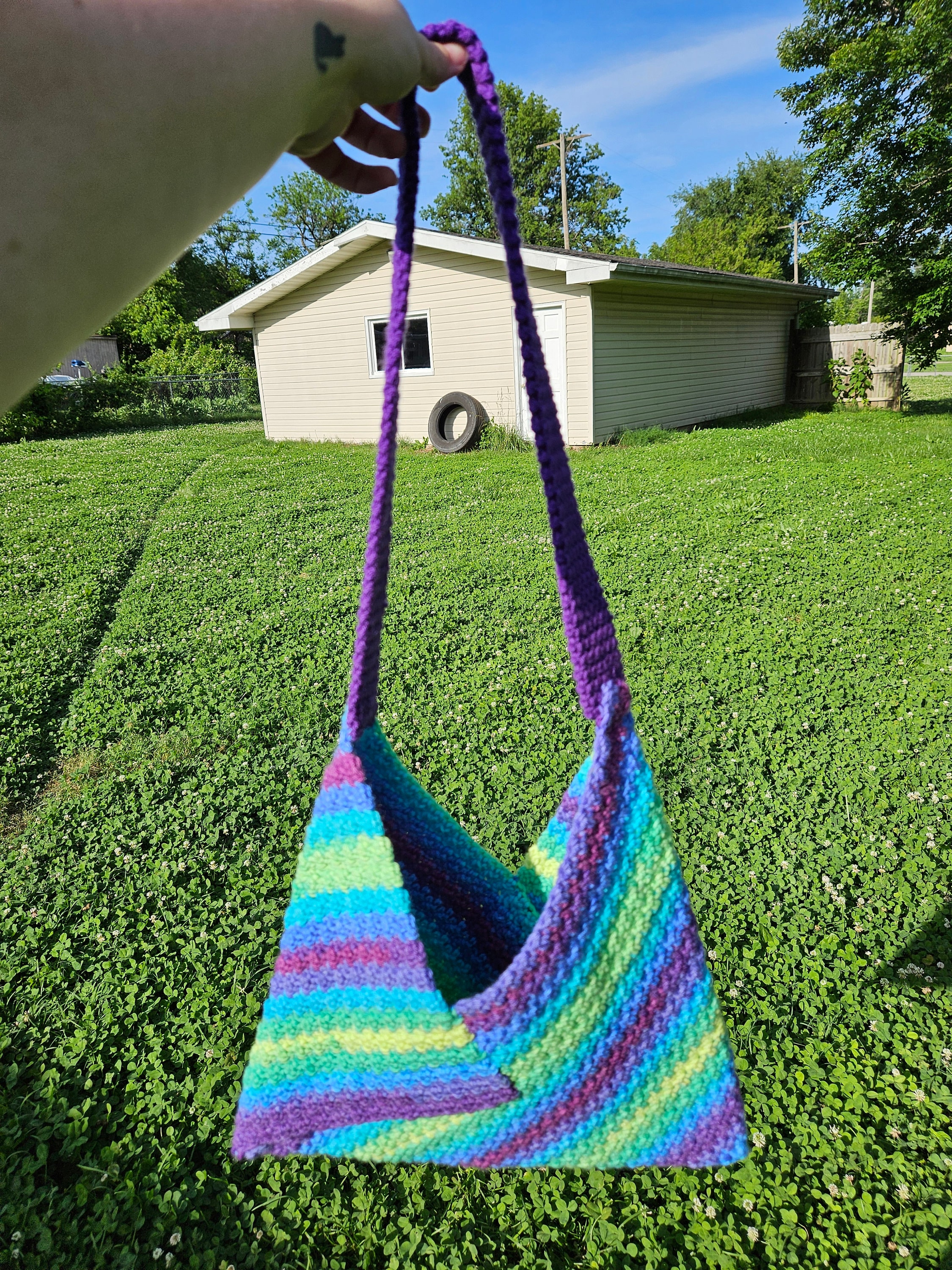 The Rectangle Tote Bag PDF Crochet Pattern - Etsy