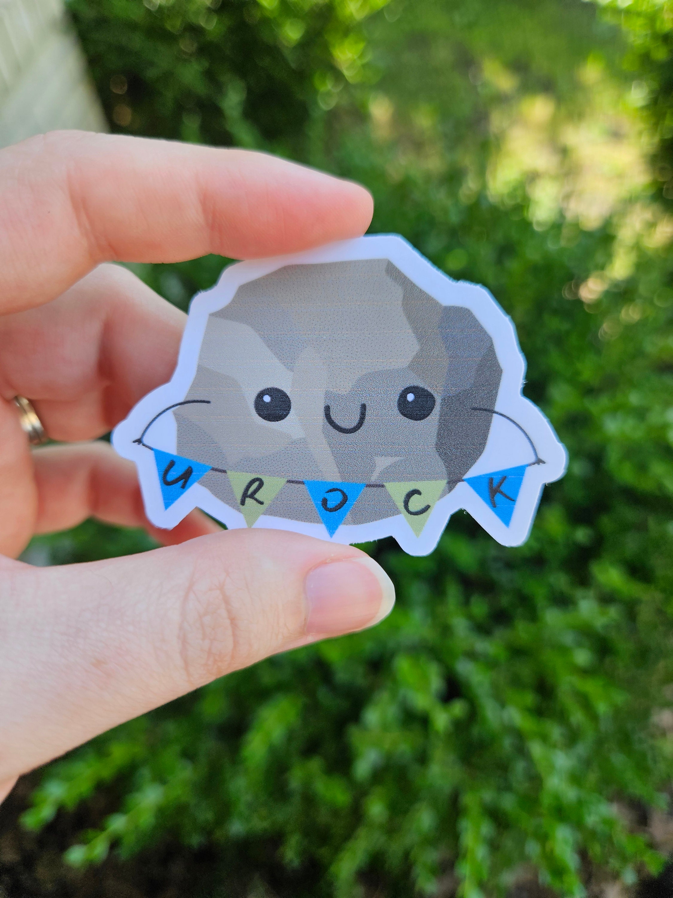 You Rock Glossy/matte Sticker U Rock Decal - Etsy