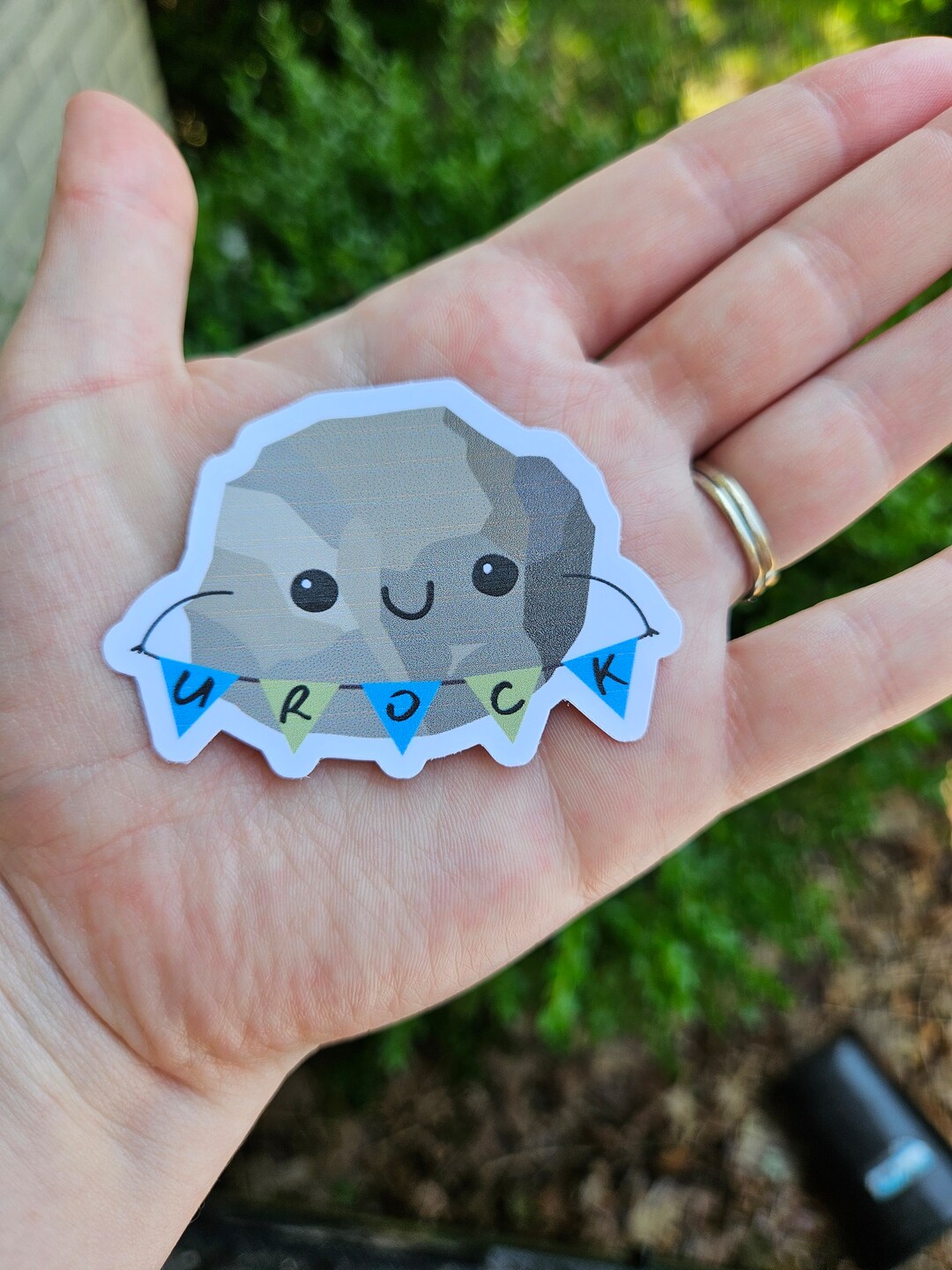 You Rock Glossy/matte Sticker U Rock Decal - Etsy