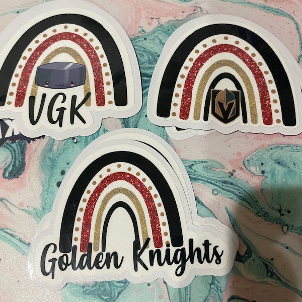 Vegas Golden Knights Decals - Etsy