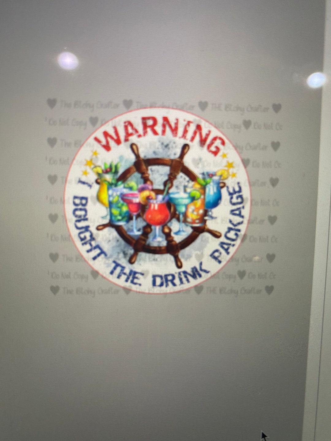 Funny Cruising Sticker Tumbler Water Bottle Sticker Decal Cruise ...