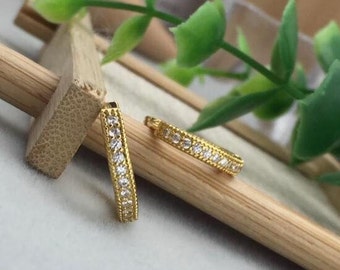 Pandora Pavé Heart Hoop Earrings - Etsy