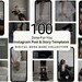 100 Instagram Posts and Matching Stories for Faceless Digital Marketing ...