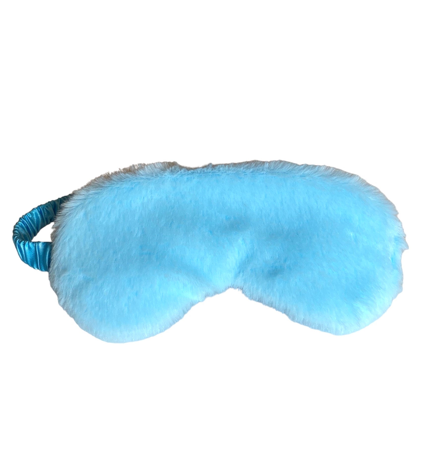 Eyelash Faux Fur Sleeping Eye Mask - Soft Plush Eye Mask With Satin ...