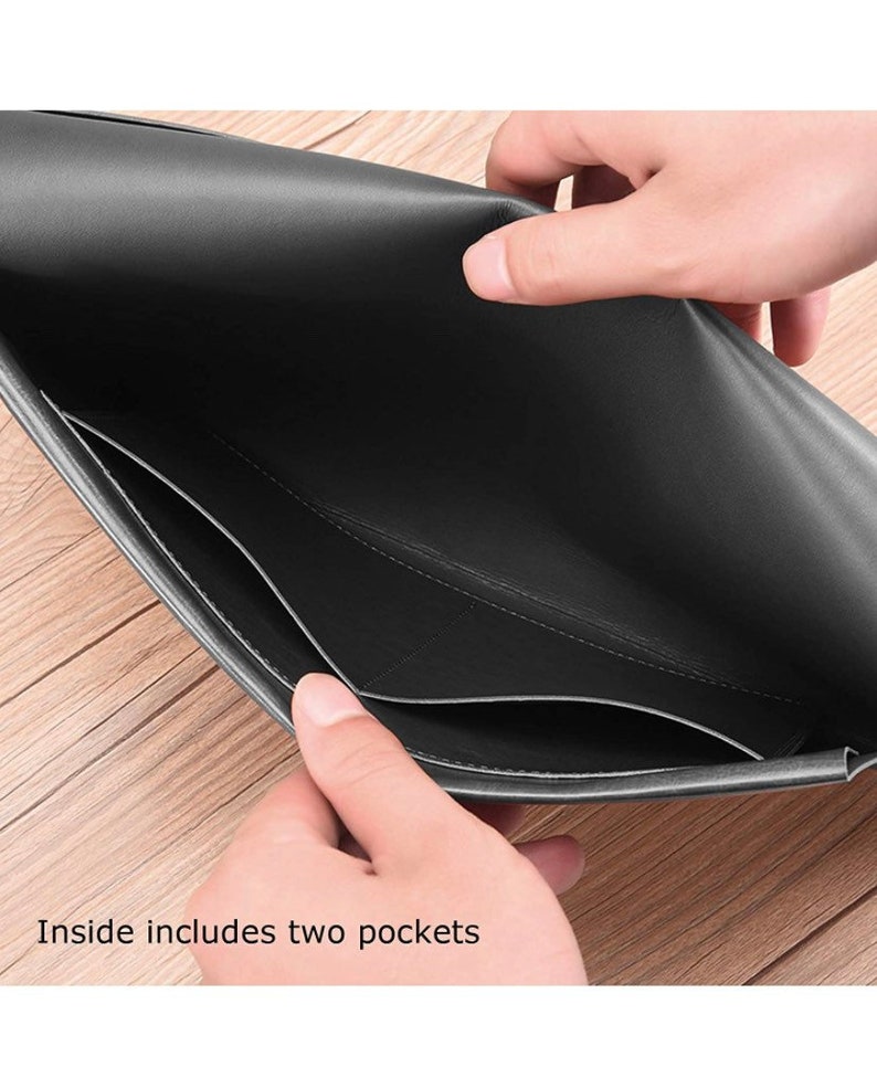 Personalized PU Leather File Folder - Document Holder - Envelope Folder ...