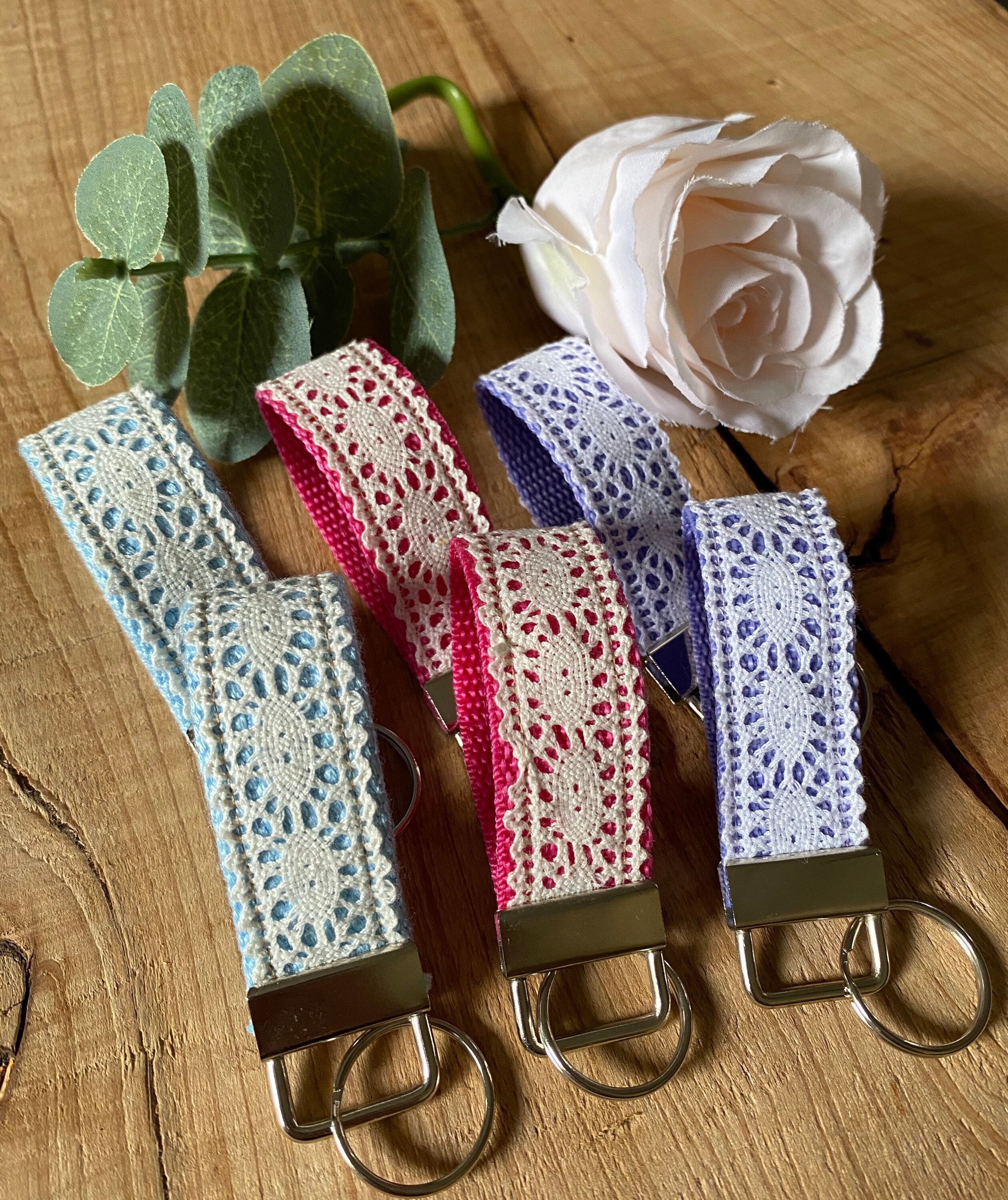 Mini Lace Key Fob Key Chain Gift for Her Lace Key Fob Lace Key Chain ...