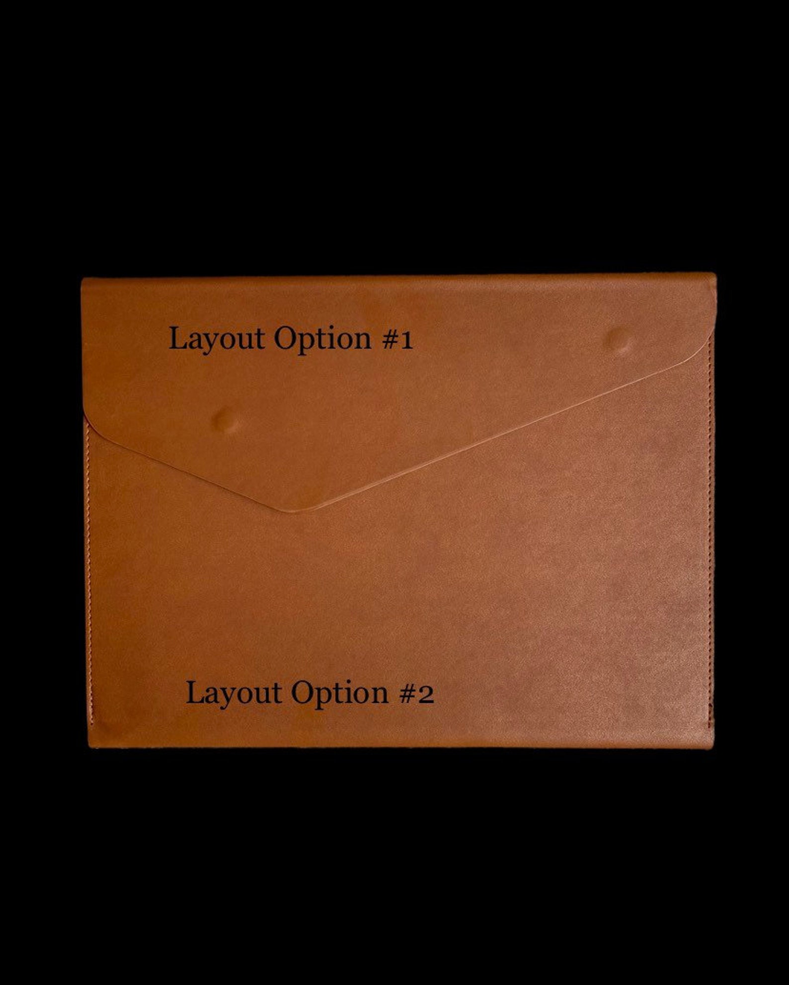 Personalized Faux Leather File Folder-document Holder-waterproof ...