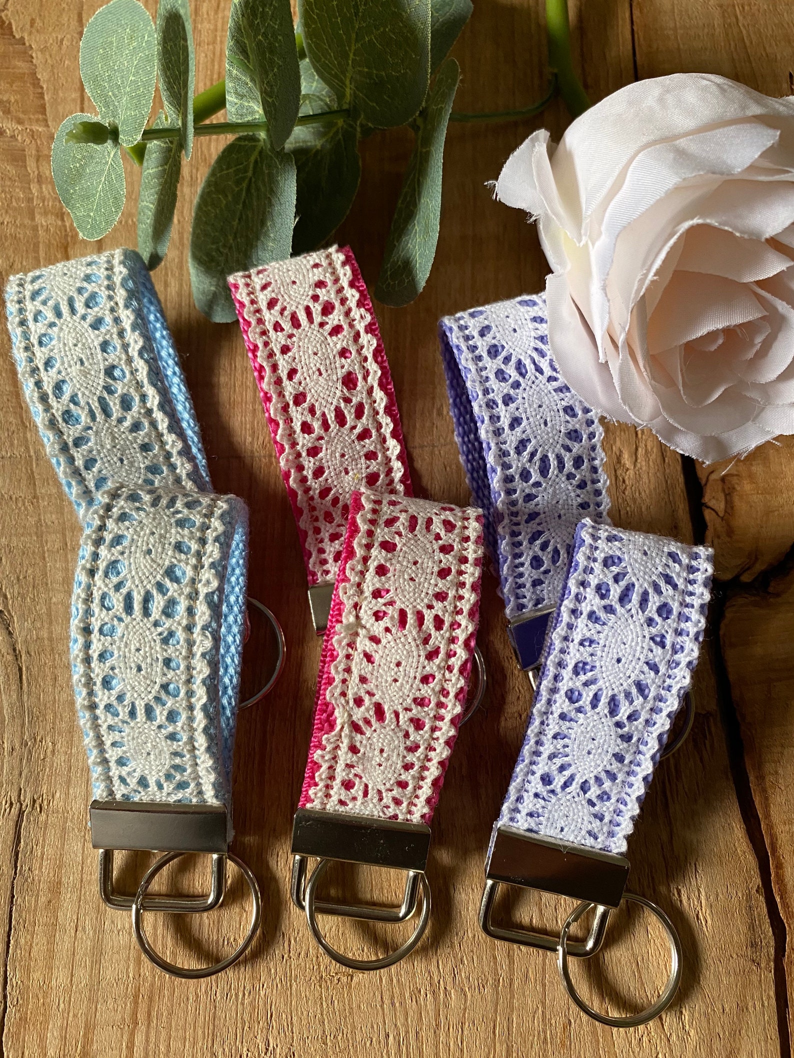 Mini Lace Key Fob Key Chain Gift for Her Lace Key Fob Lace Key Chain ...