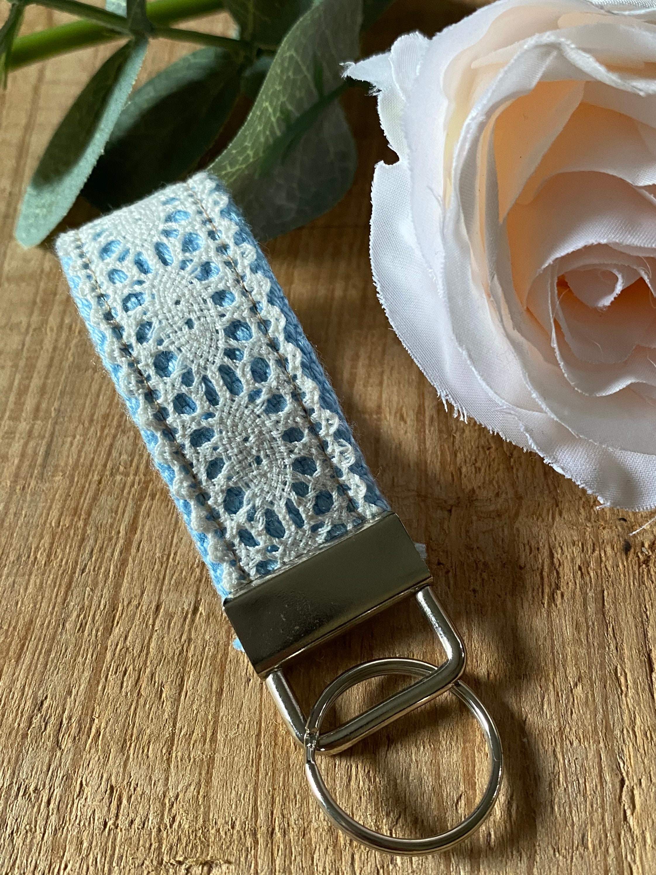 Mini Lace Key Fob Key Chain Gift for Her Lace Key Fob Lace Key Chain ...