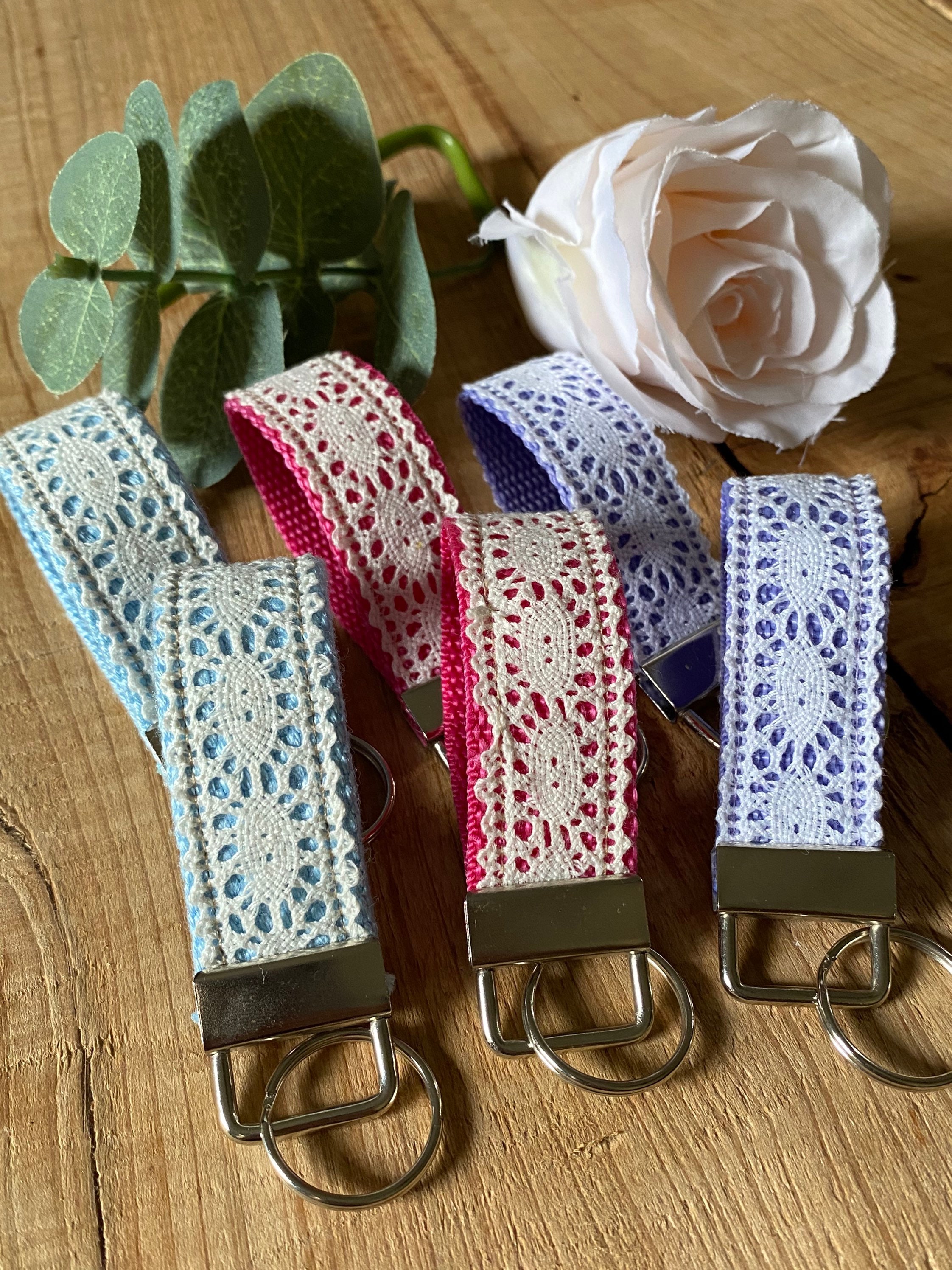 Mini Lace Key Fob Key Chain Gift for Her Lace Key Fob Lace Key Chain ...