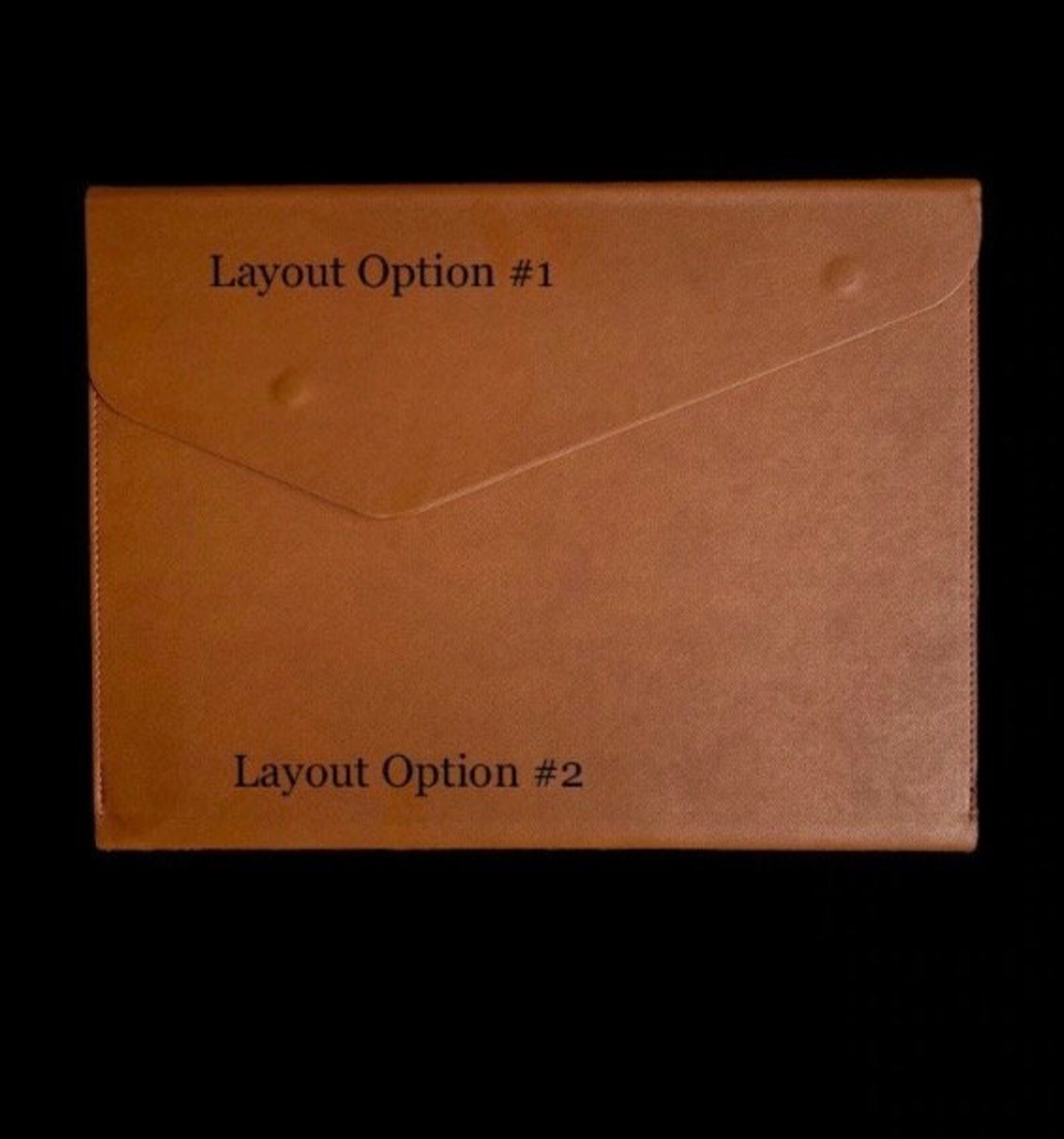 Personalized Faux Leather File Folder-document Holder-envelope Folder ...