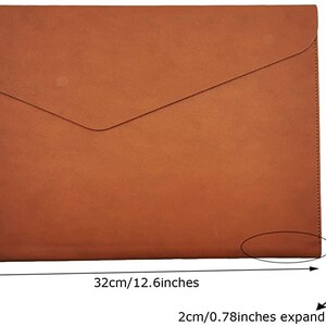 Personalized Faux Leather File Folder-document Holder-envelope Folder ...